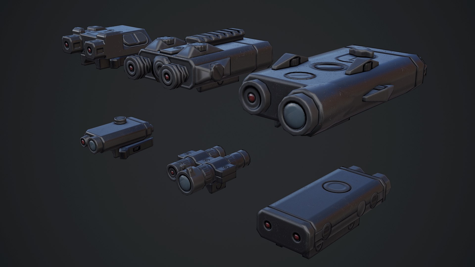 PEQ Units 01 BLACK 3D - TurboSquid 1806630