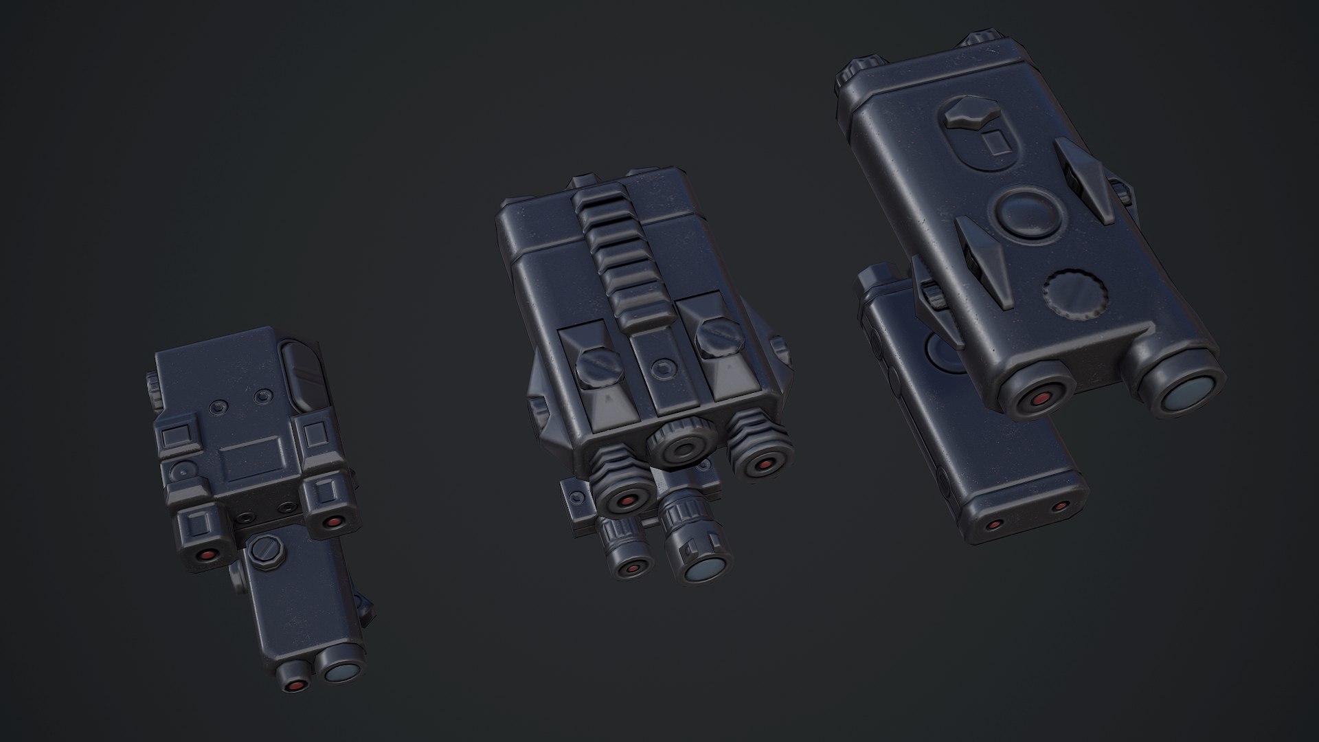 PEQ Units 01 BLACK 3D - TurboSquid 1806630