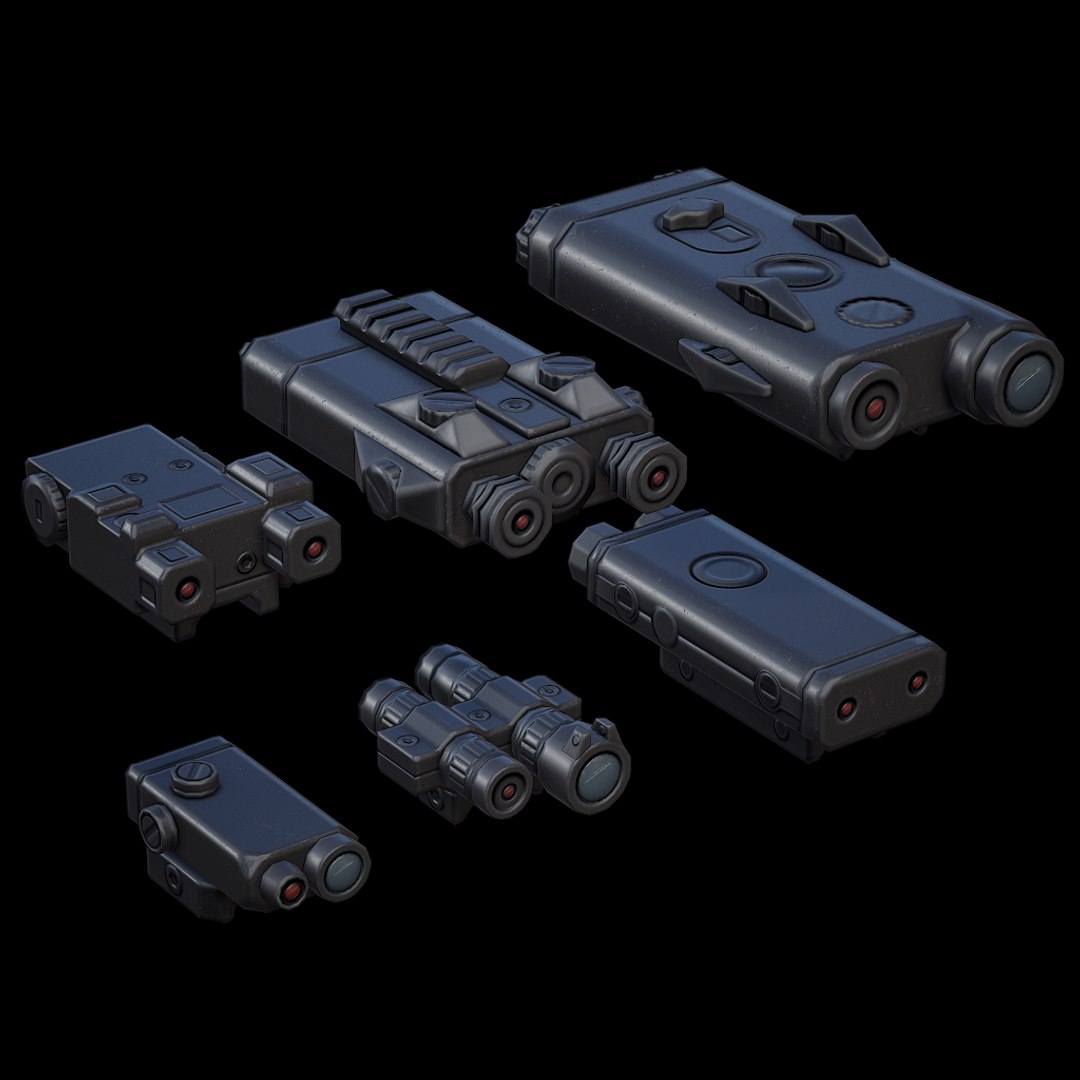 PEQ Units 01 BLACK 3D - TurboSquid 1806630