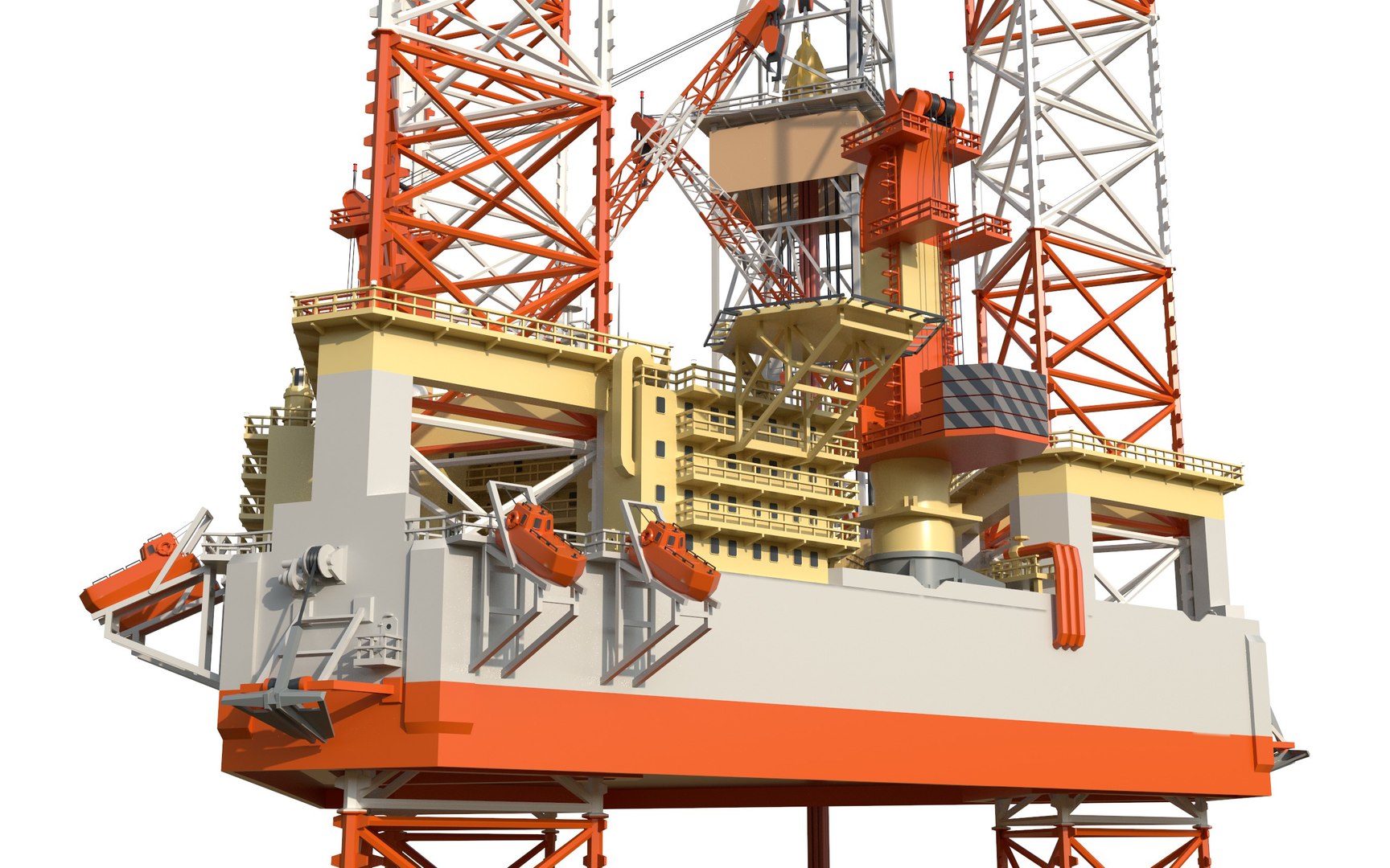 3D Jack Up Drilling Rig - TurboSquid 2283912