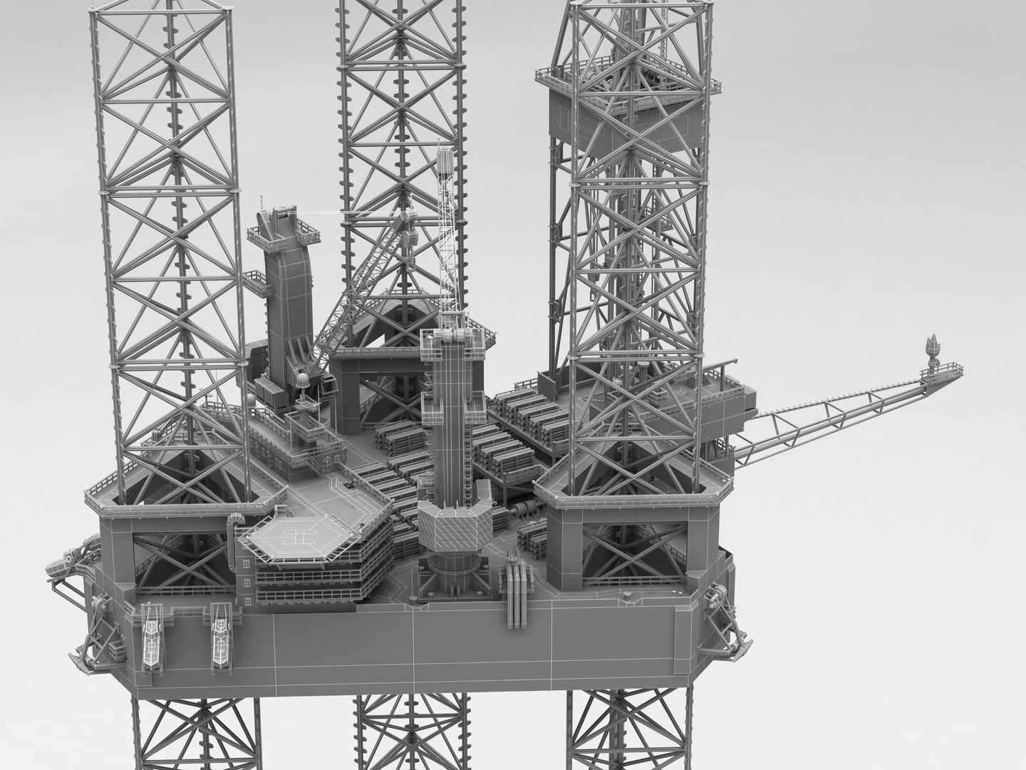 3D Jack Up Drilling Rig - TurboSquid 2283912