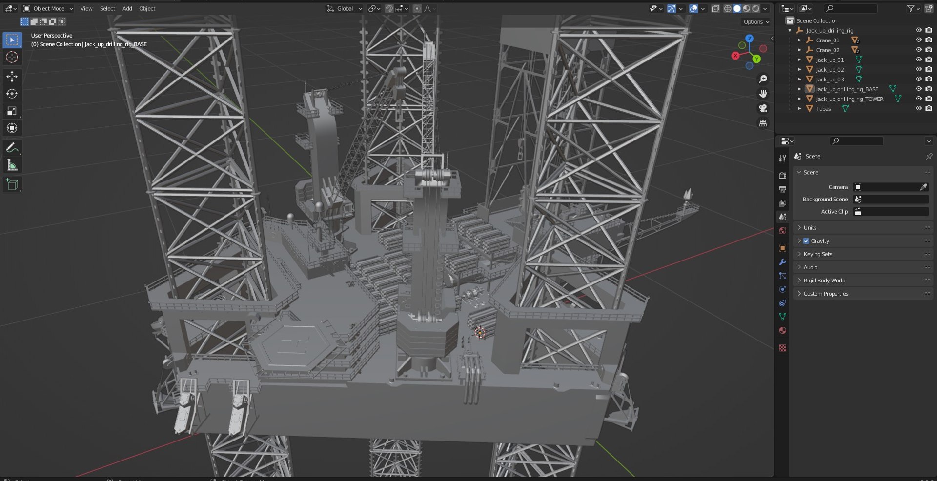 3D Jack Up Drilling Rig - TurboSquid 2283912