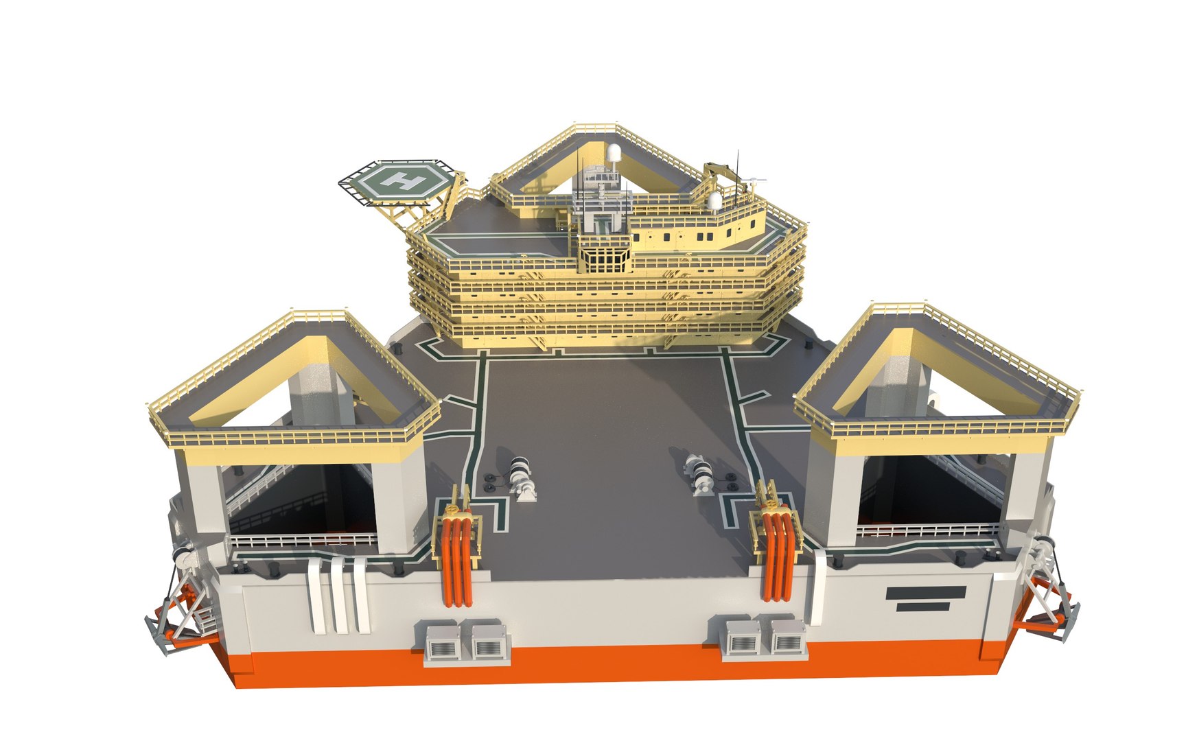 3D Jack Up Drilling Rig - TurboSquid 2283912