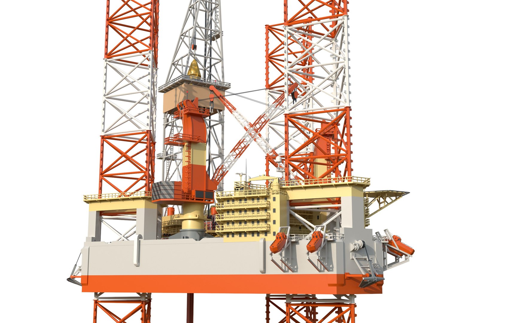 3D Jack Up Drilling Rig - TurboSquid 2283912