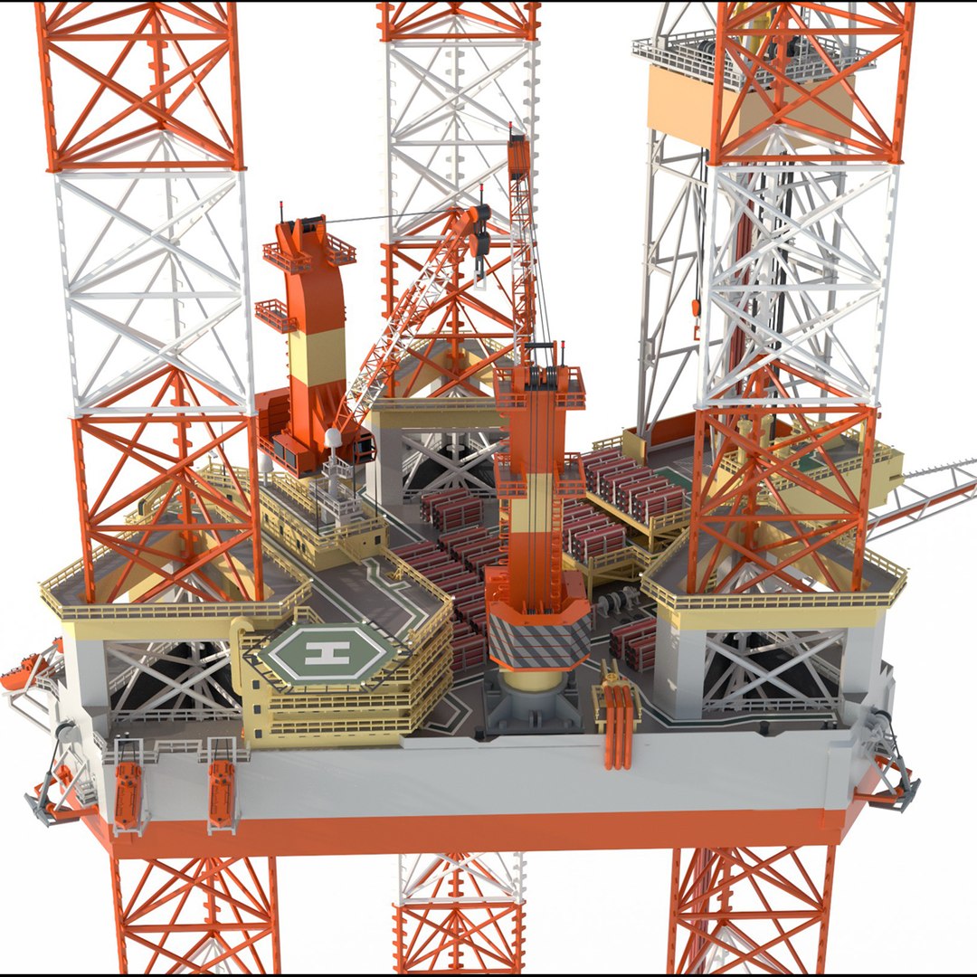 3D Jack Up Drilling Rig - TurboSquid 2283912