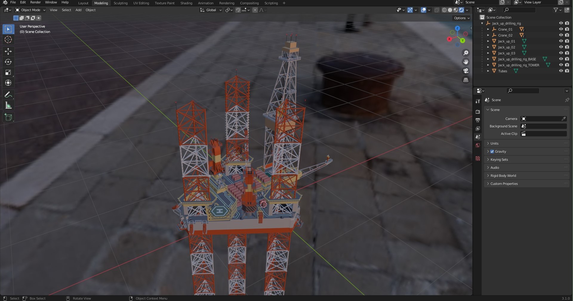 3D Jack Up Drilling Rig - TurboSquid 2283912