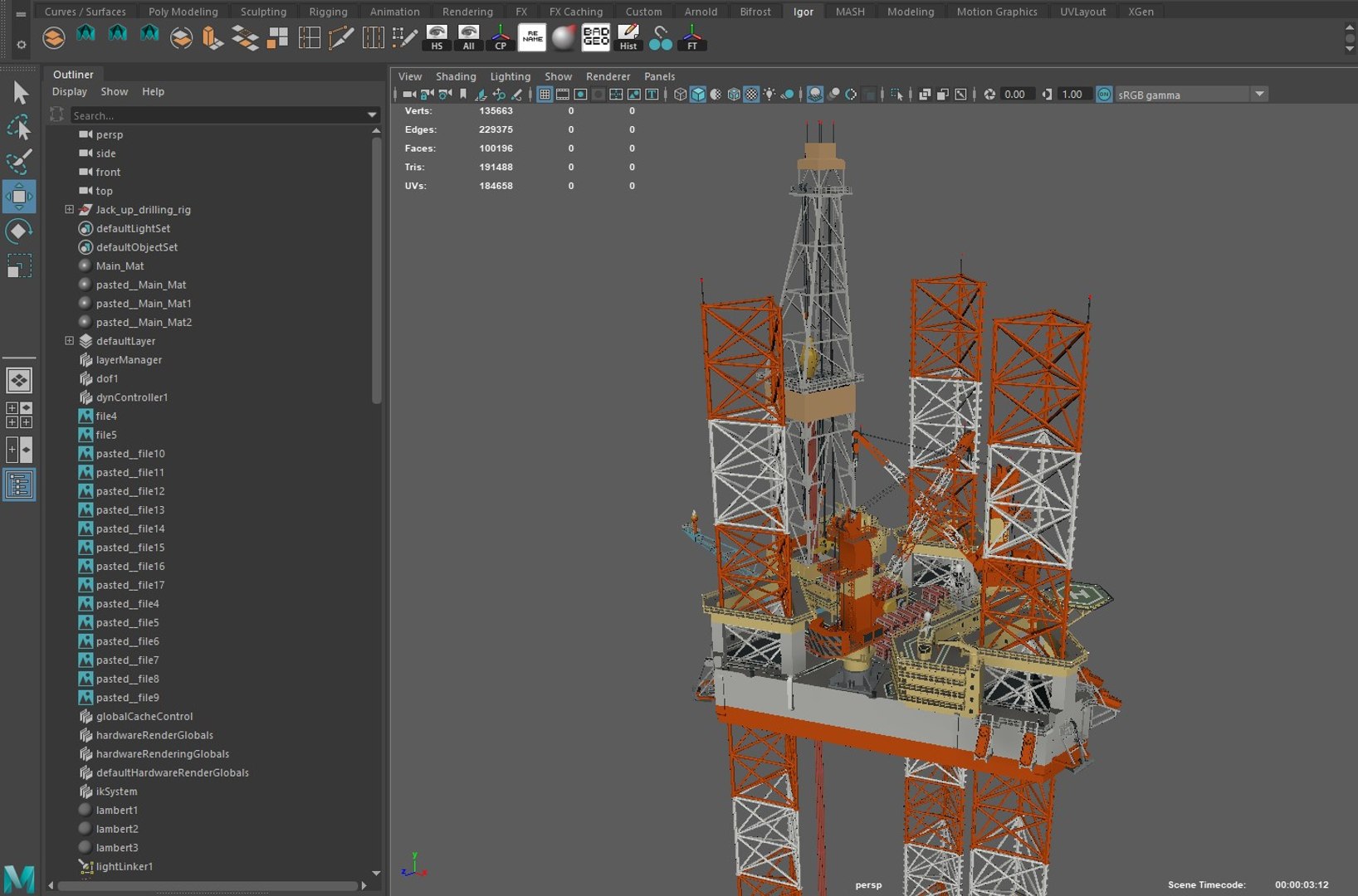 3D Jack Up Drilling Rig - TurboSquid 2283912
