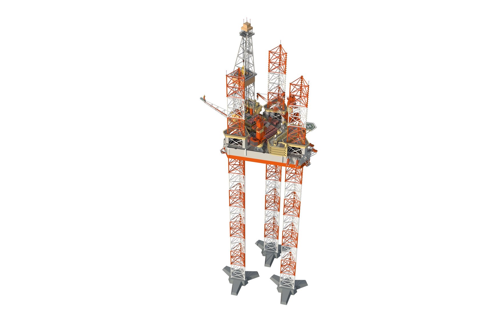 3D Jack Up Drilling Rig - TurboSquid 2283912
