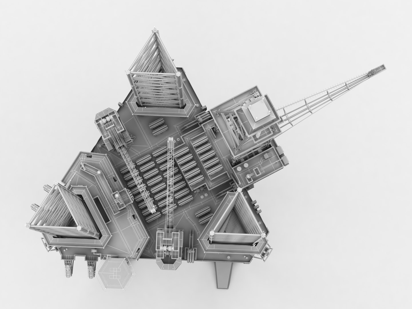 3D Jack Up Drilling Rig - TurboSquid 2283912