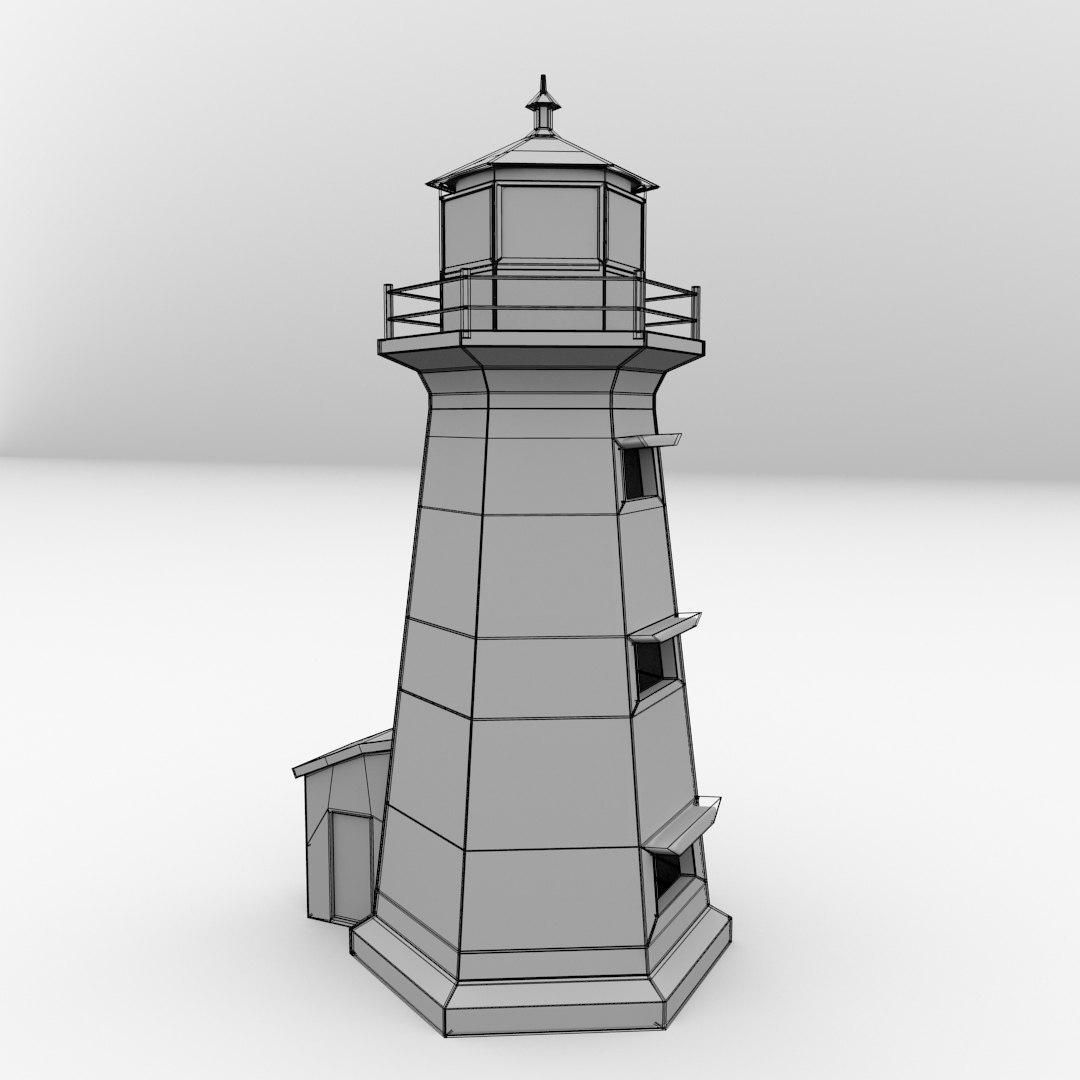 Lighthouse Light House 3d Model