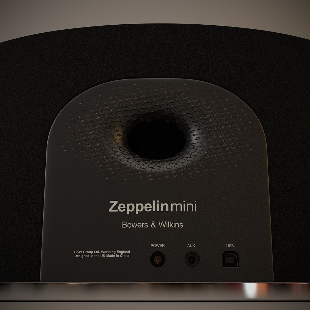 Bowers Wilkins Zeppelin Mini Obj