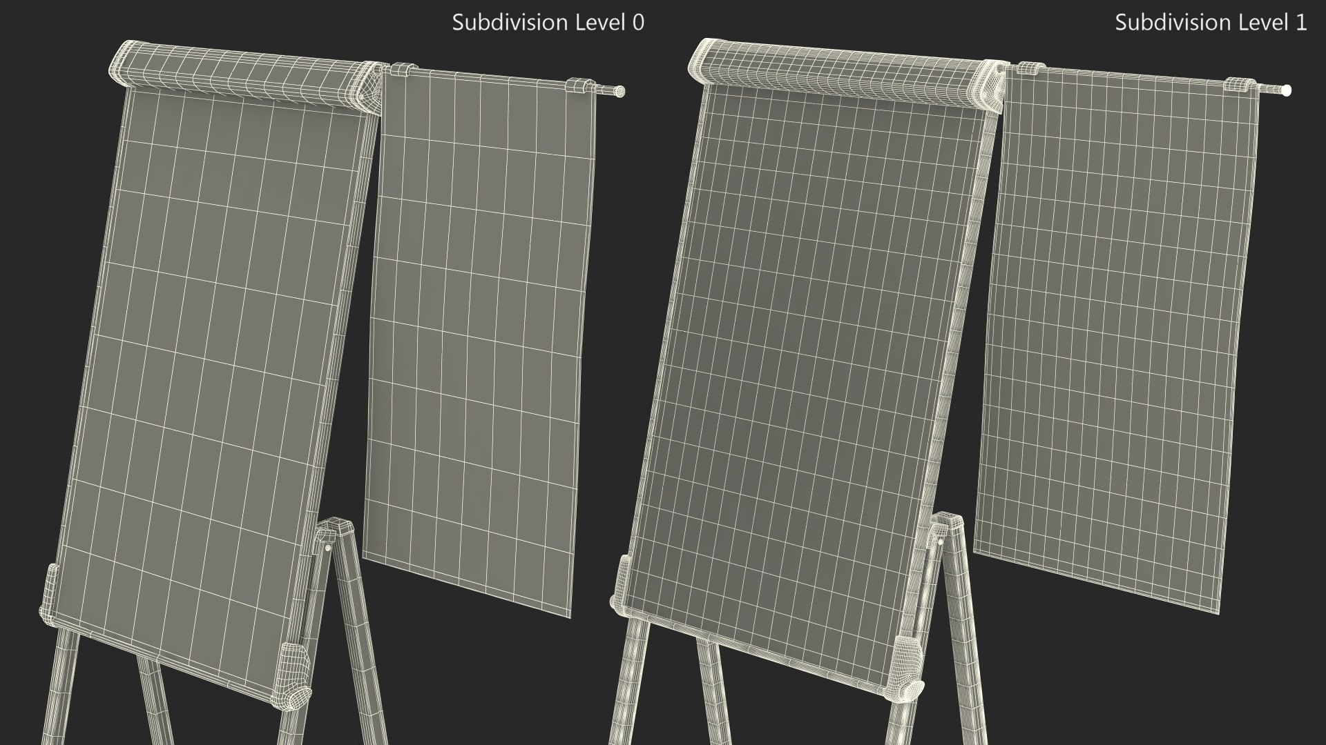 3D Folding Flip Chart Model - TurboSquid 2349219