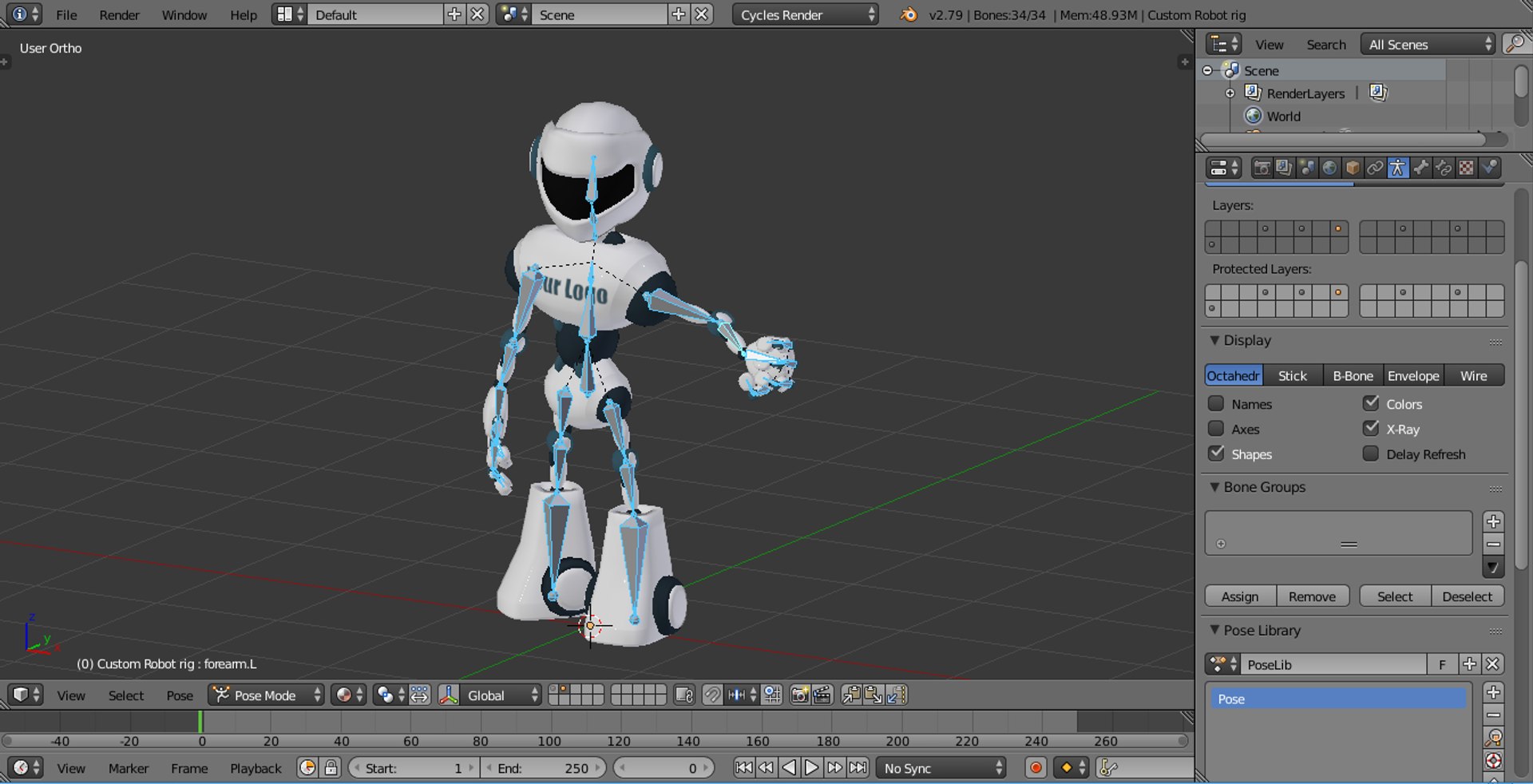 3D Custom Robot Rig - TurboSquid 1299190