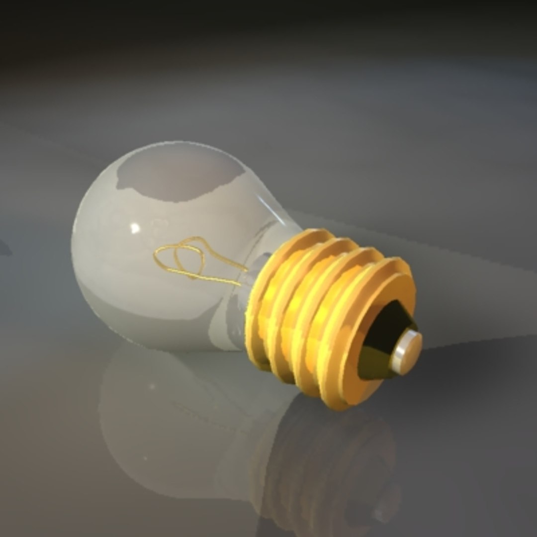 3ds Max Incdescent Light Bulb
