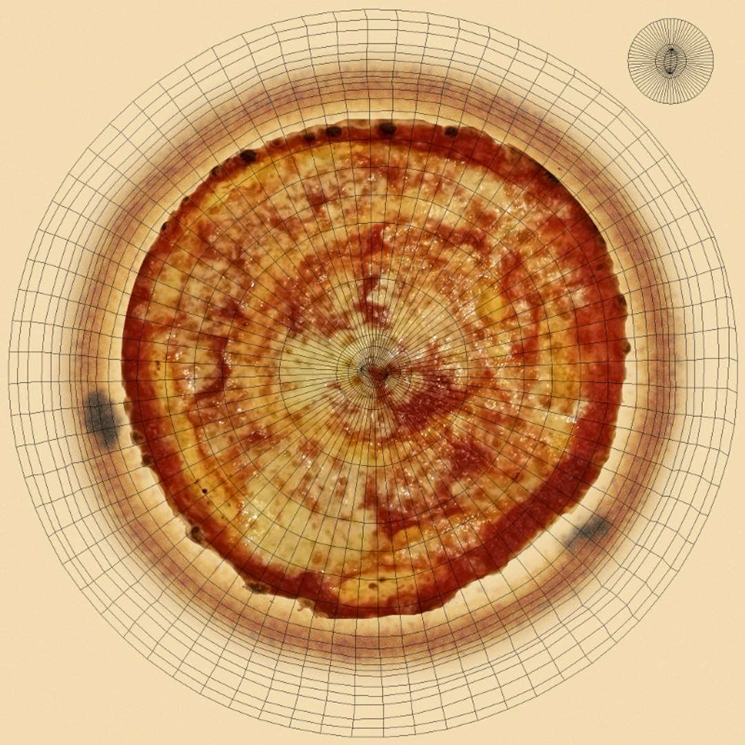 Italian Pizza Pepperoni Olives Model - TurboSquid 1232292