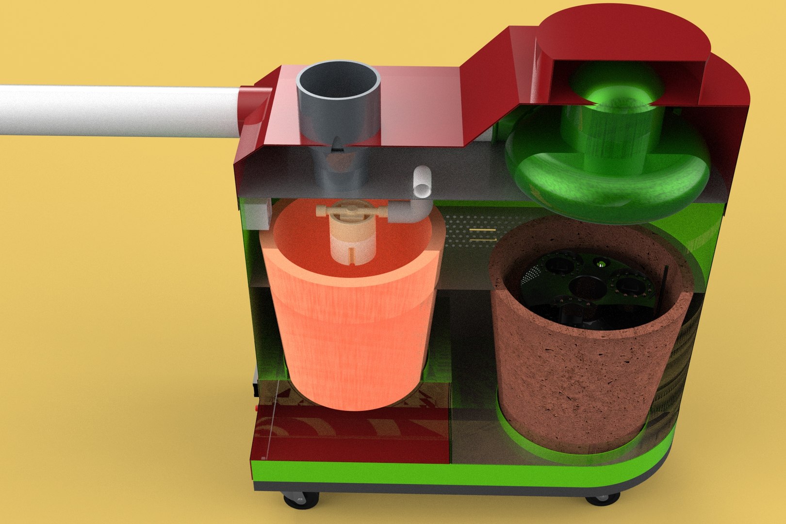 MIST HUMIDIFIER AIR FOG ULTRASONIC AGRICULTURAL FARM COOLING SYSTEM 3D ...