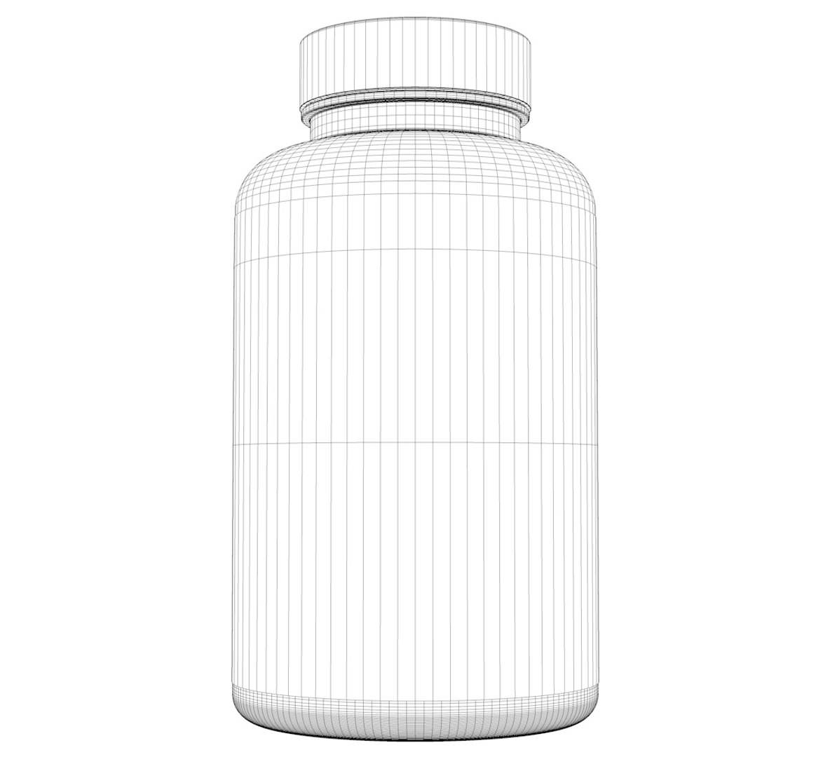 Bottle Supplement 3D Model - TurboSquid 1407942
