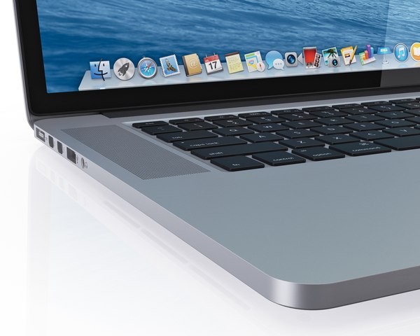 macbook pro retina display 3d model