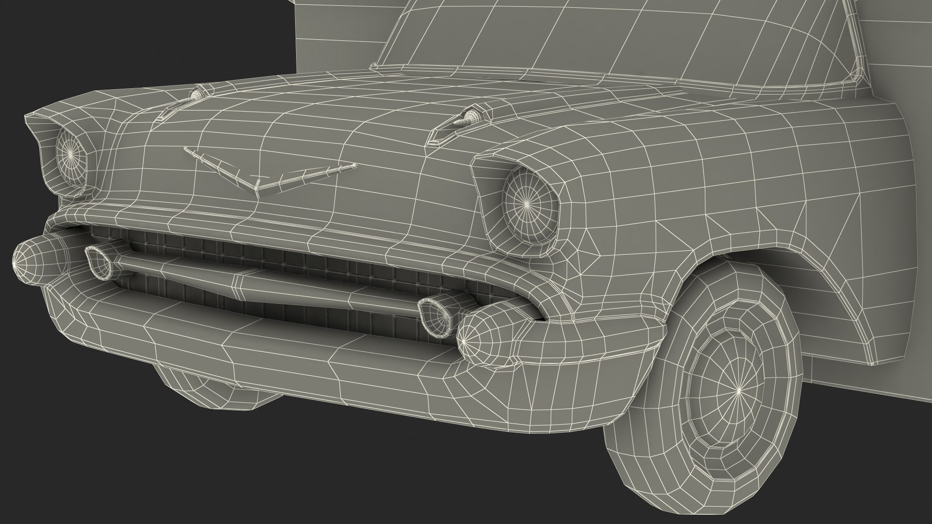 3D model Advertising Volumetric Sign Vintage Car - TurboSquid 1774112