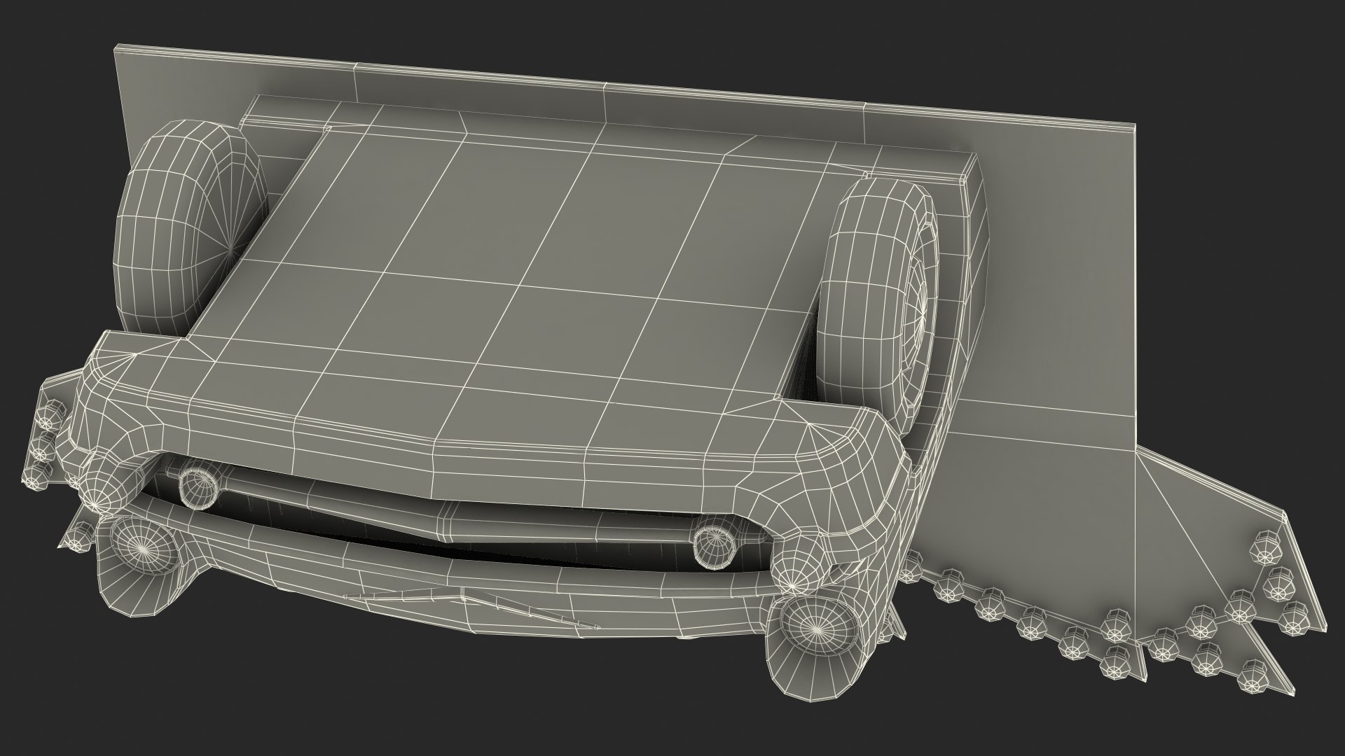 3D model Advertising Volumetric Sign Vintage Car - TurboSquid 1774112