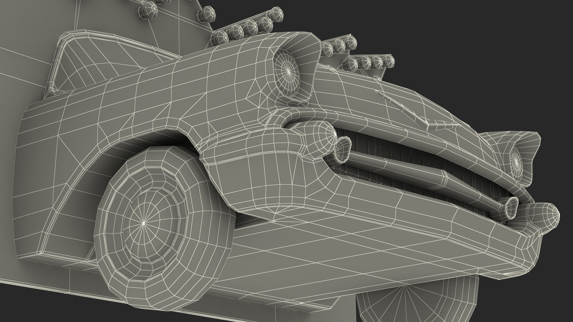 3D model Advertising Volumetric Sign Vintage Car - TurboSquid 1774112