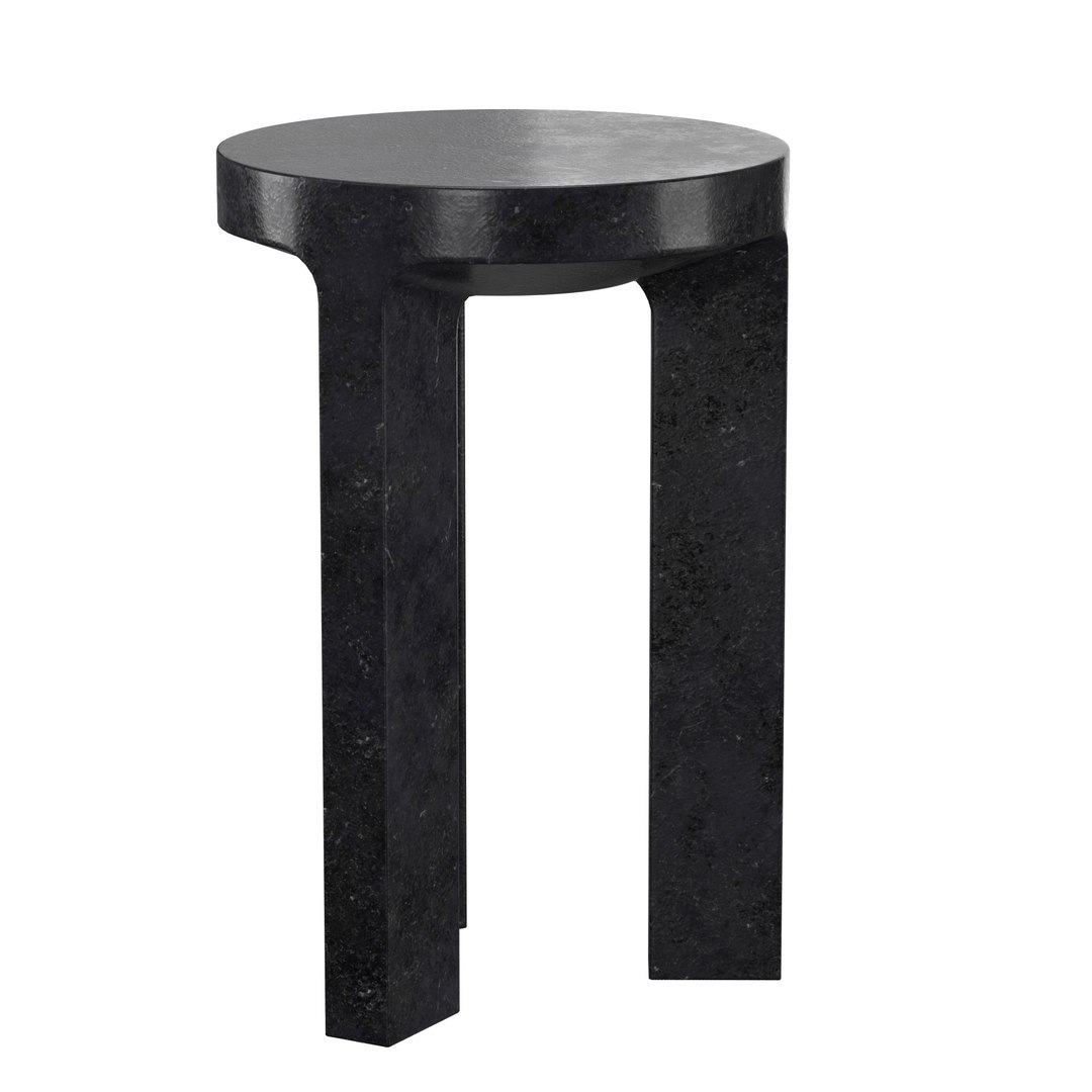 ALTA BHAINSLANA MARBLE 3-LEG SIDE TABLE 3D model - TurboSquid 2155969
