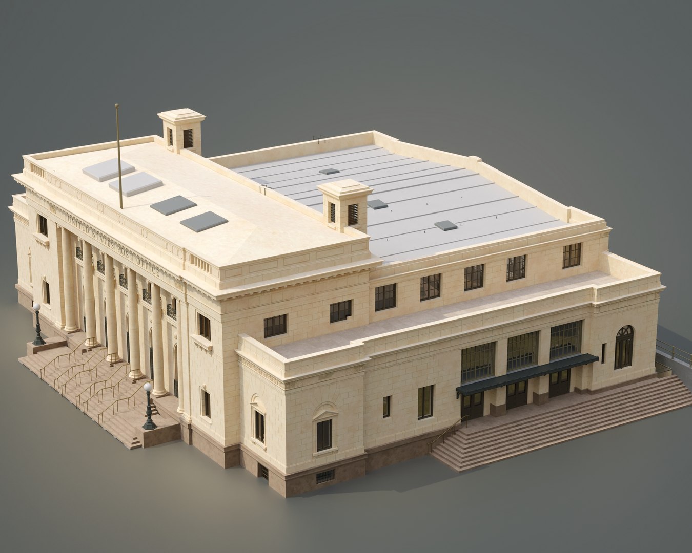 3D Historical Building With Interior Model - TurboSquid 2202104