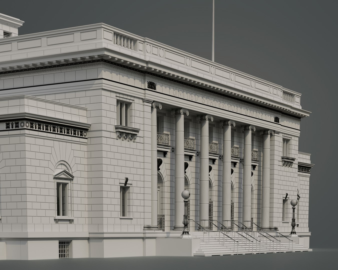3D Historical Building With Interior Model - TurboSquid 2202104