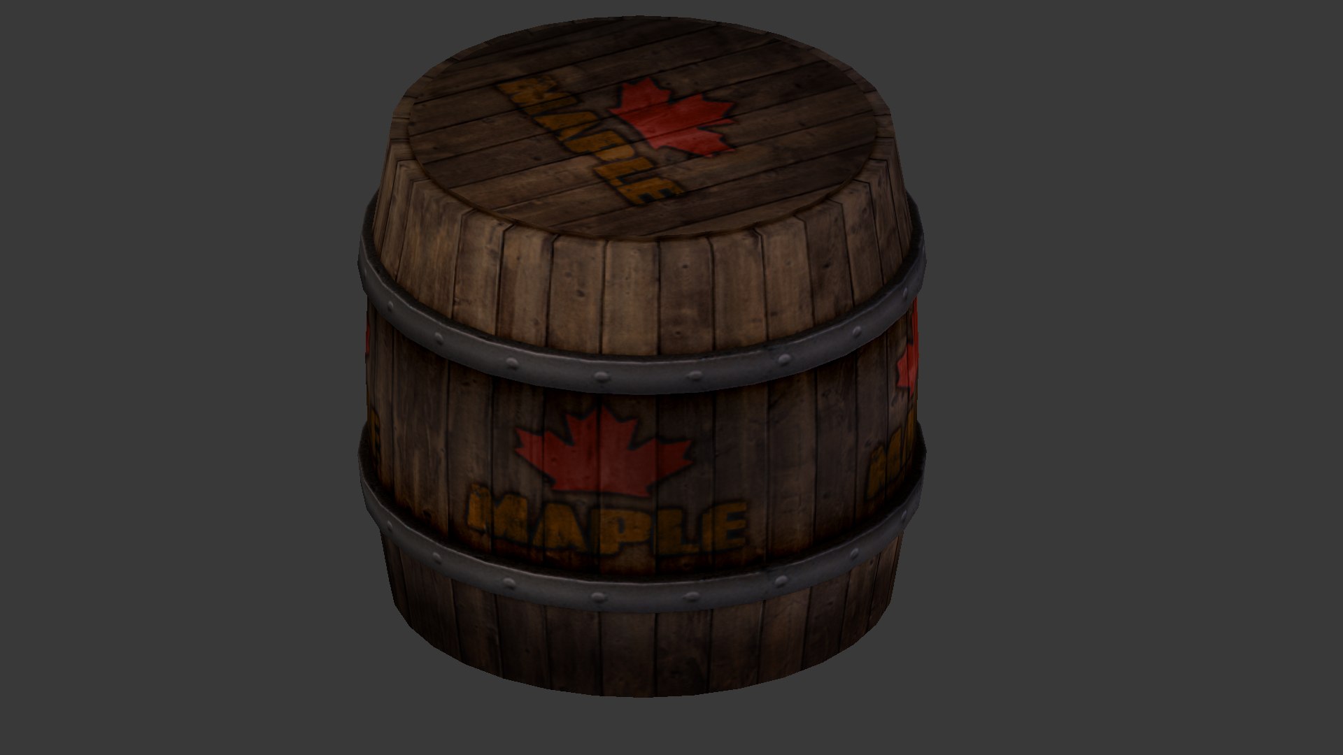 3D Maple Syrup Barrel - TurboSquid 1883854