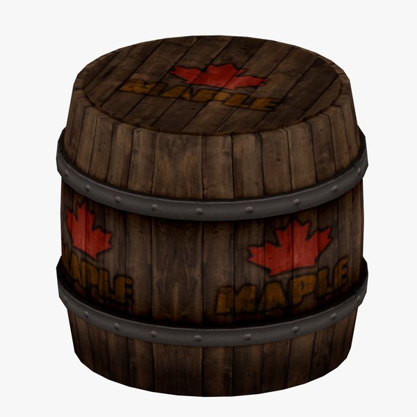 3D Maple Syrup Barrel - TurboSquid 1883854