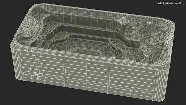 3D Jacuzzi 16ft Power Active Spa model - TurboSquid 1729545