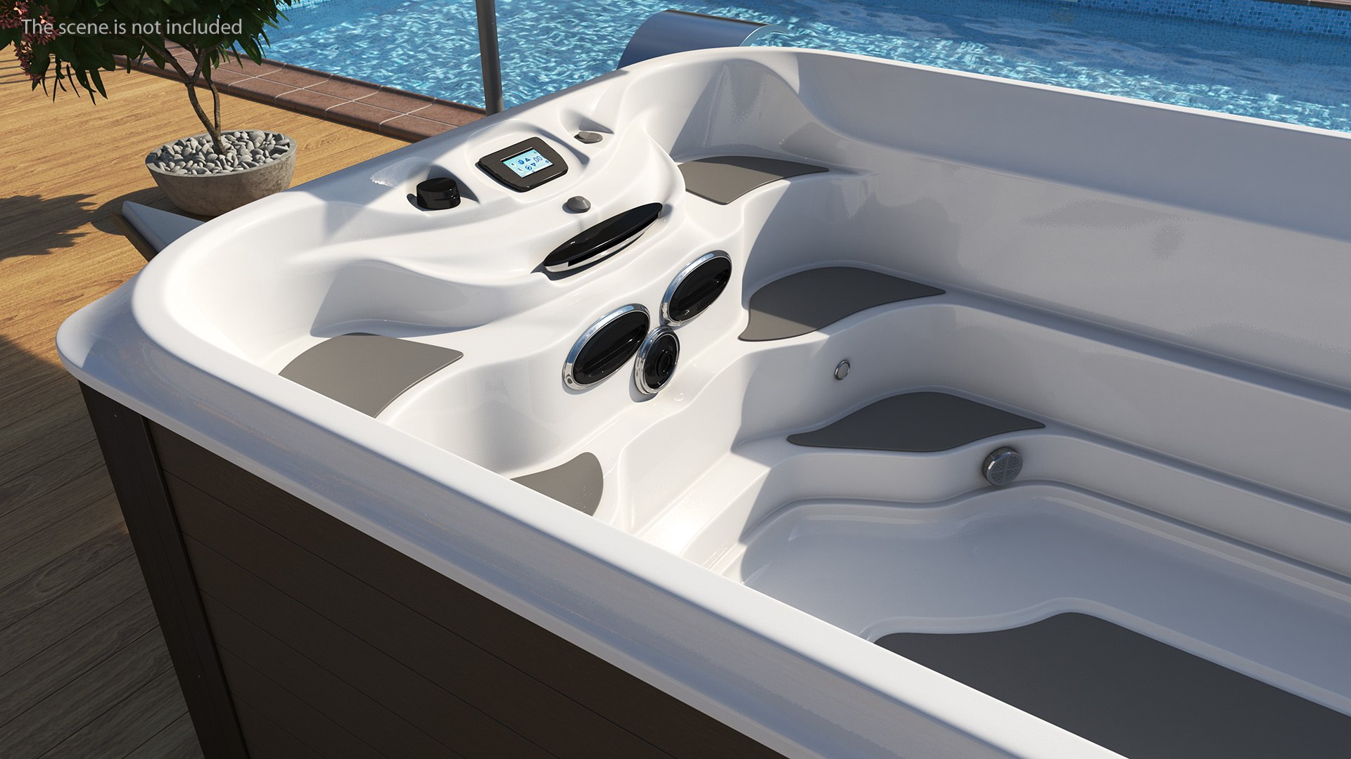 3D Jacuzzi 16ft Power Active Spa model - TurboSquid 1729545
