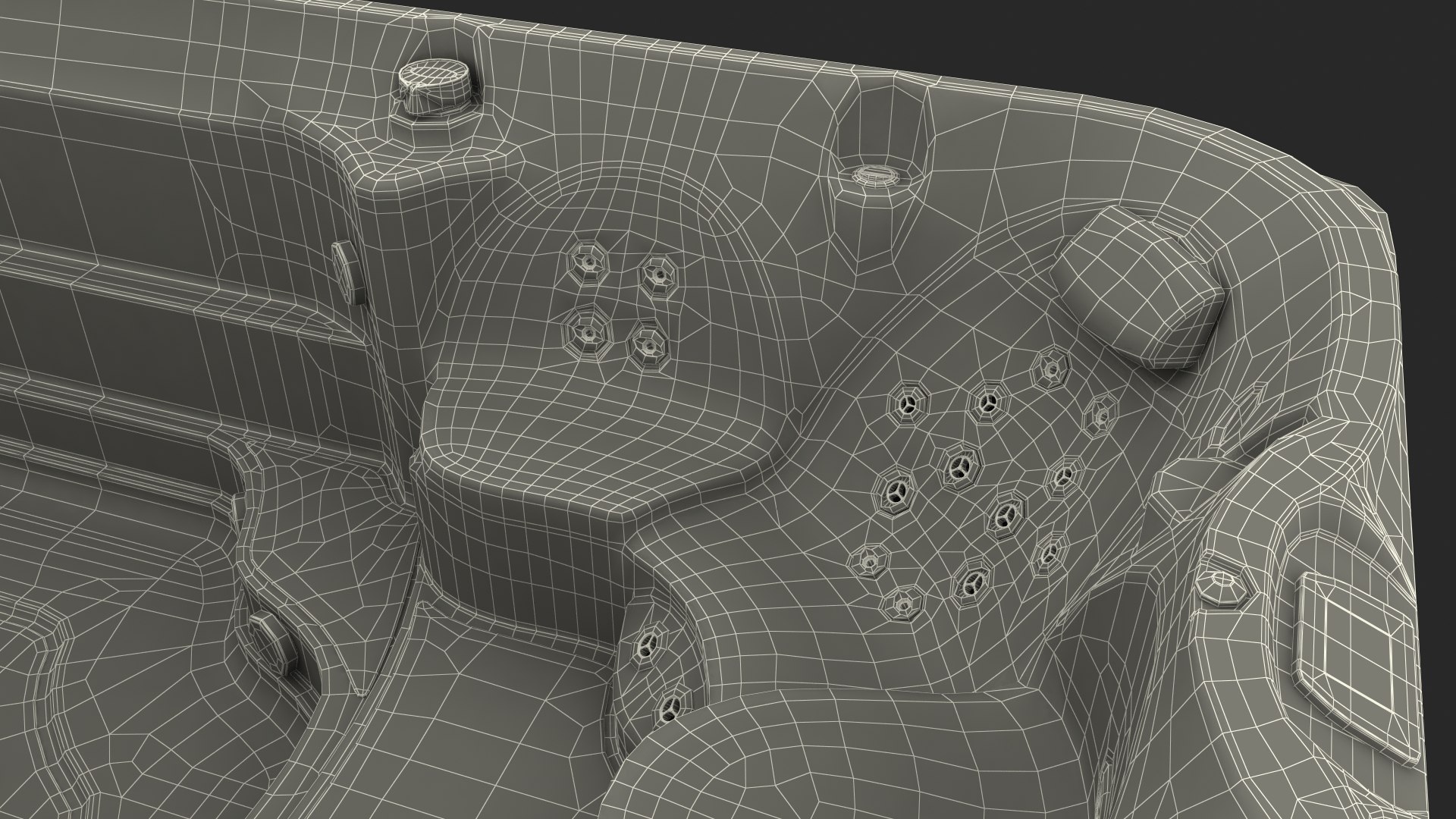 3D Jacuzzi 16ft Power Active Spa Model - TurboSquid 1729545