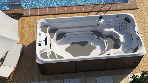 3D Jacuzzi 16ft Power Active Spa model - TurboSquid 1729545
