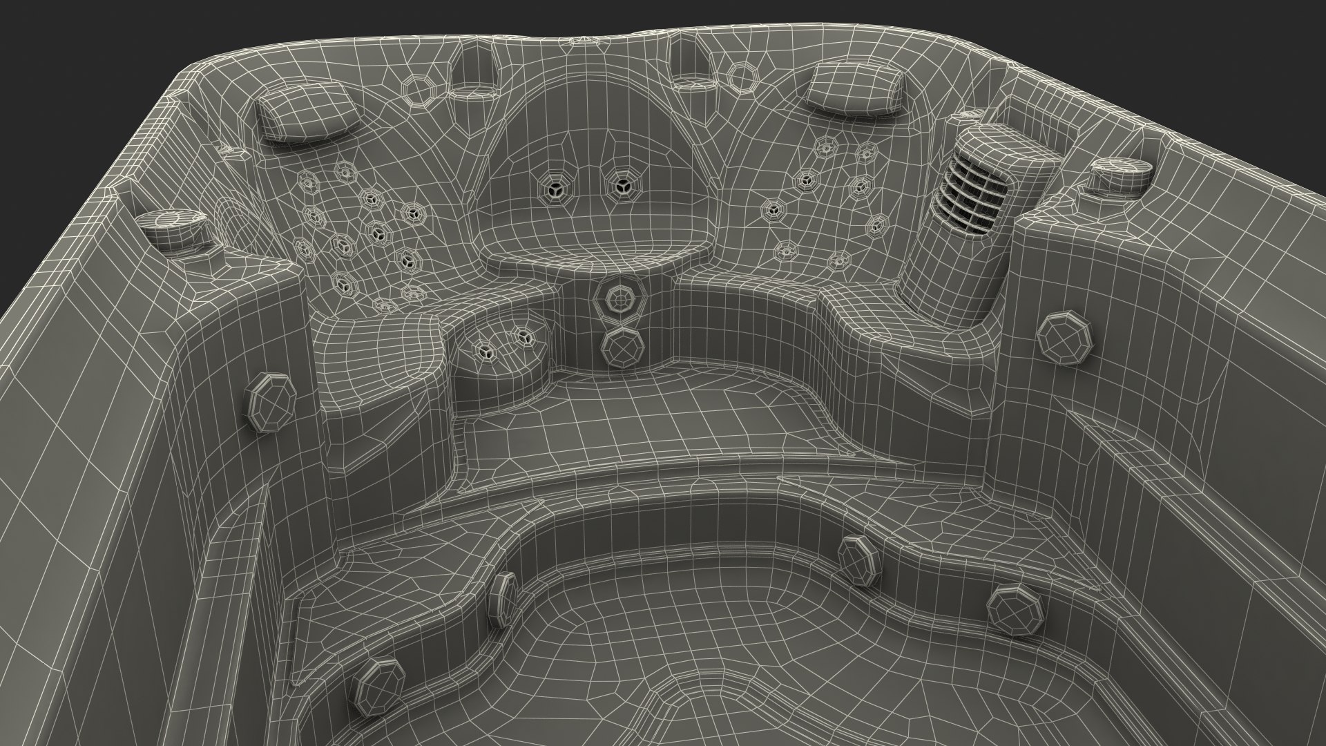 3D Jacuzzi 16ft Power Active Spa Model - TurboSquid 1729545