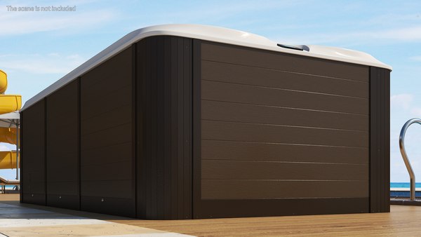 3D Jacuzzi 16ft Power Active Spa model - TurboSquid 1729545