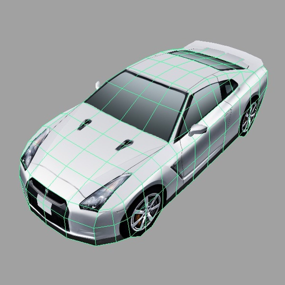 3d Car Nissan Gt-r Model