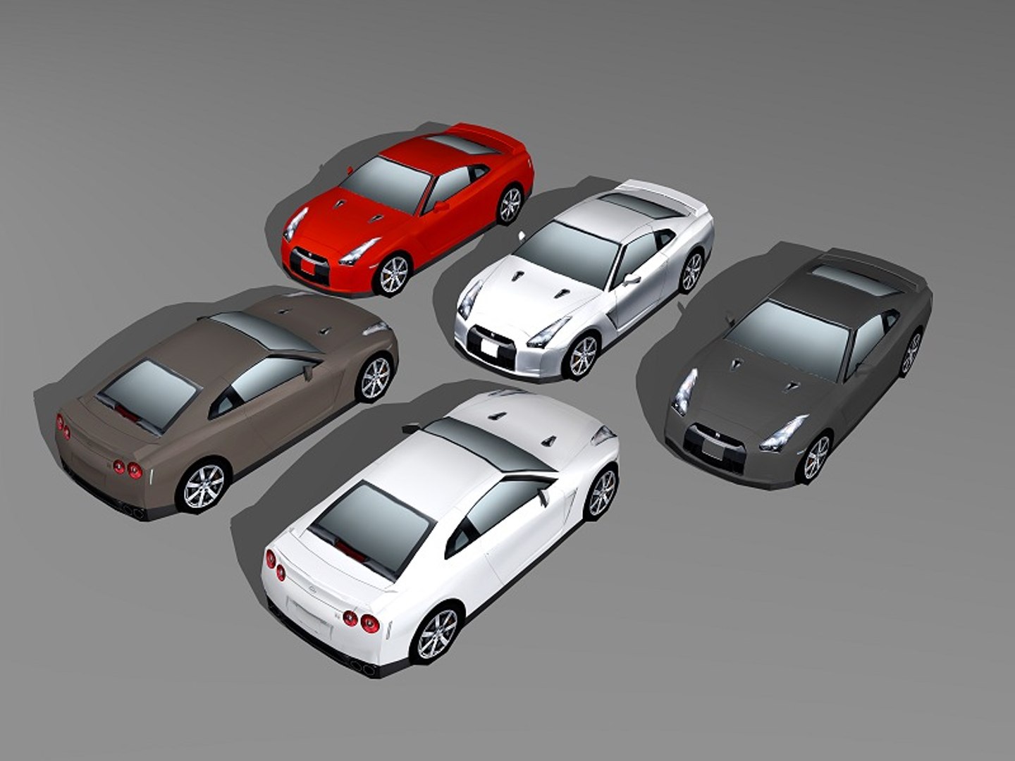 3d Car Nissan Gt-r Model