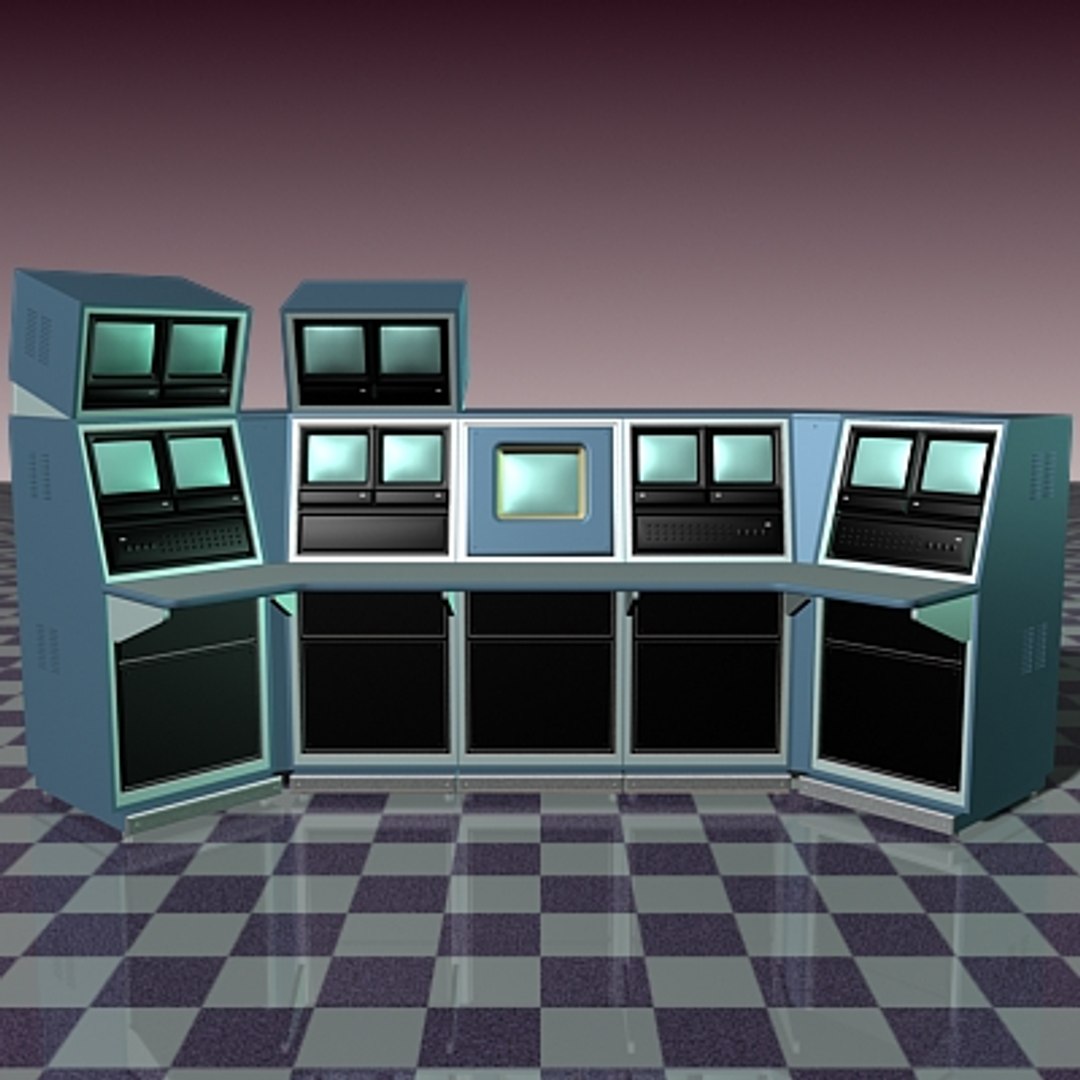 Security Console 3d Model