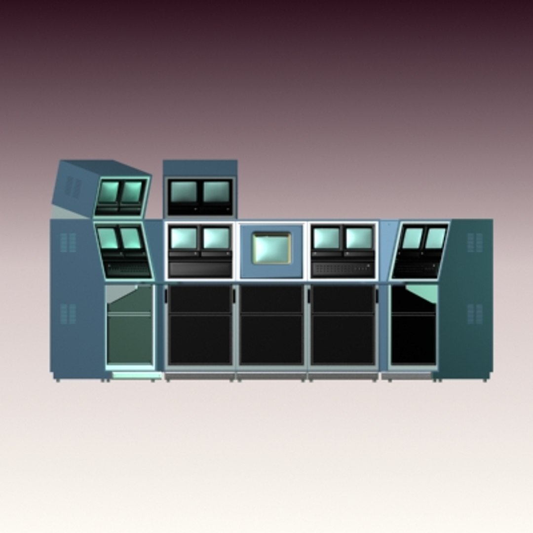 Security Console 3d Model