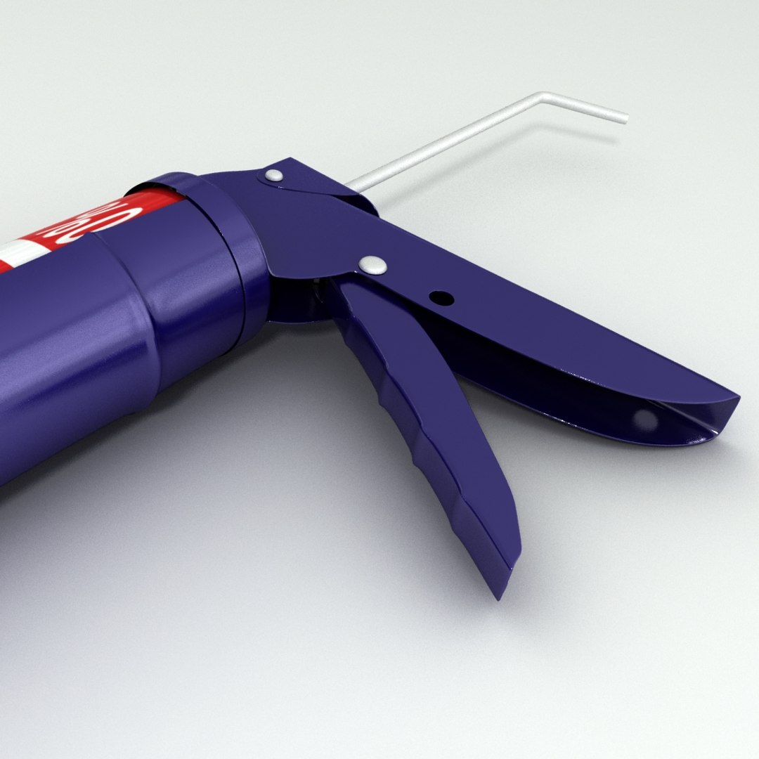 3d Silicone Tube Gun Model