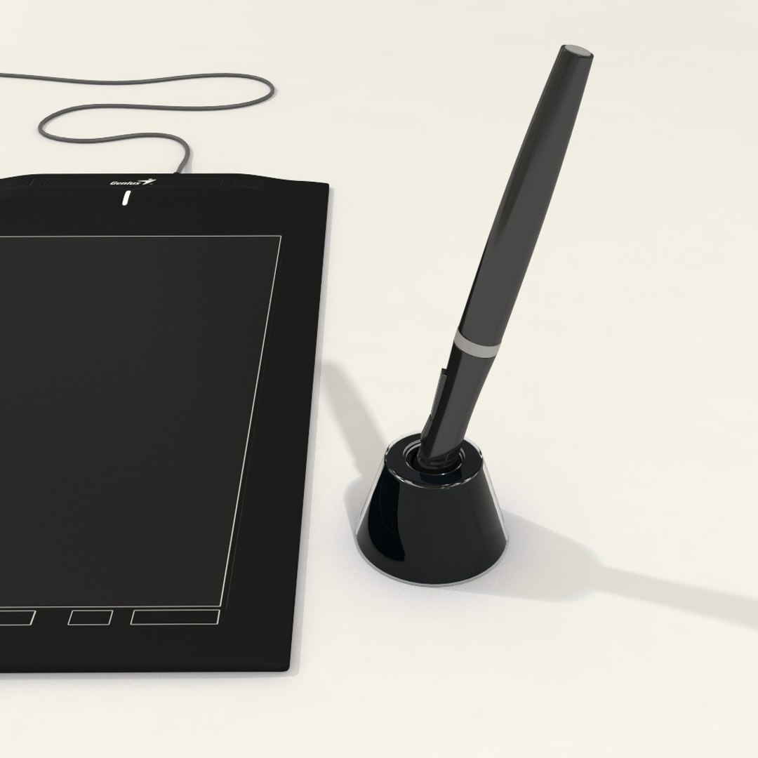 3d Model Of Genius Graphic Tablet