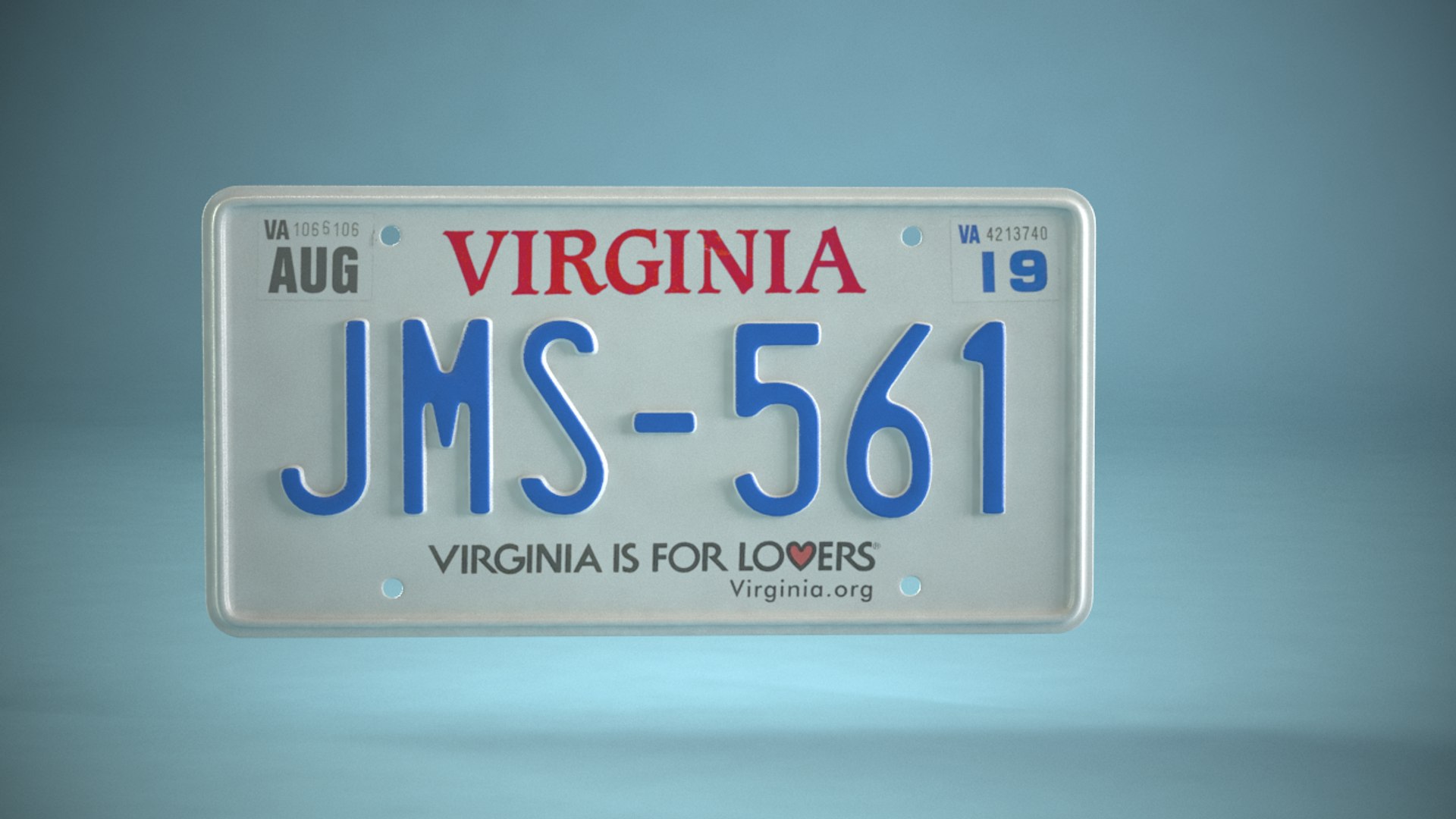 3D Vehicle License Plate Package Model - TurboSquid 1507343