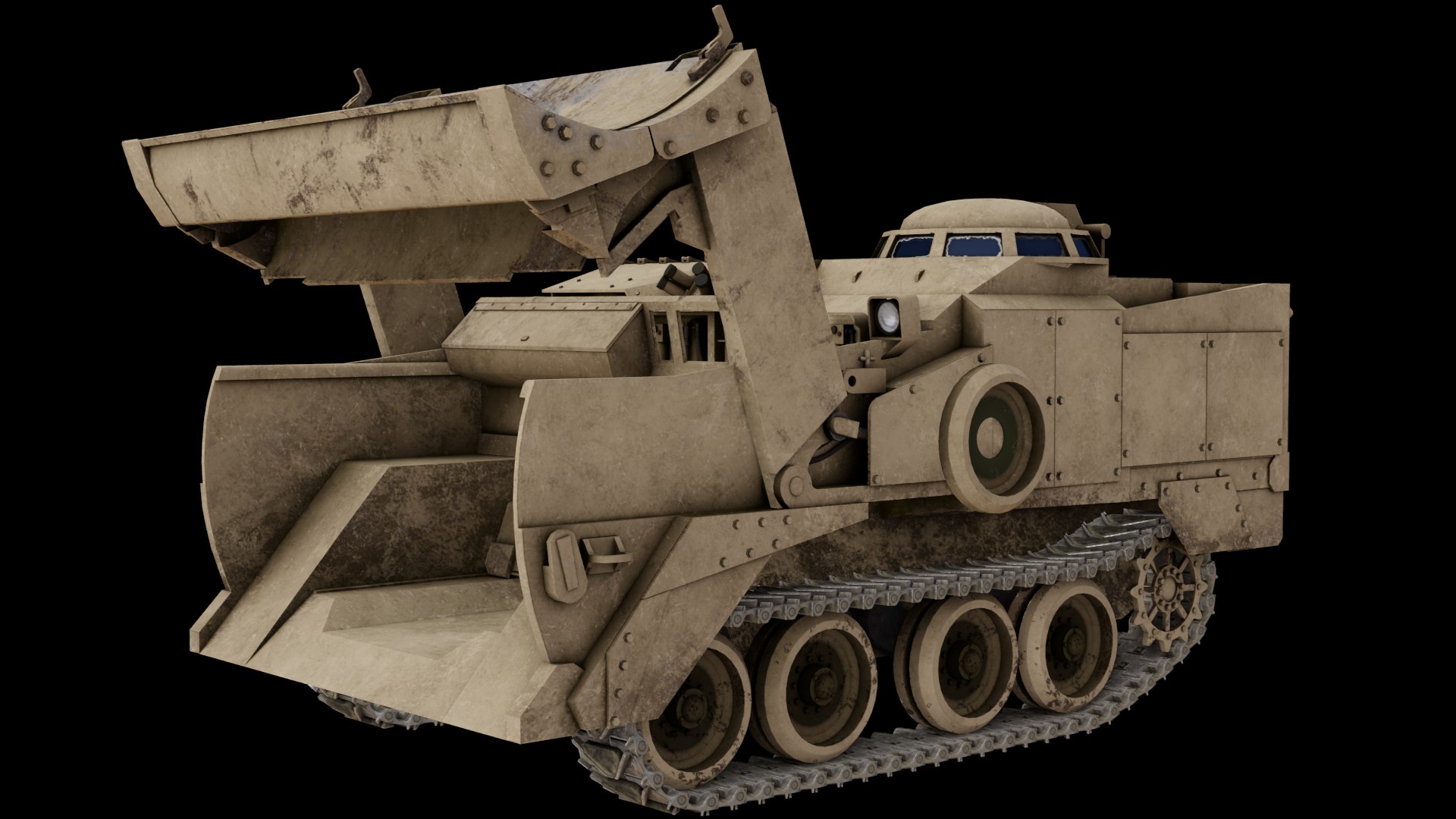 M9 Armored Combat Earth Mover 3D Model - TurboSquid 1732554