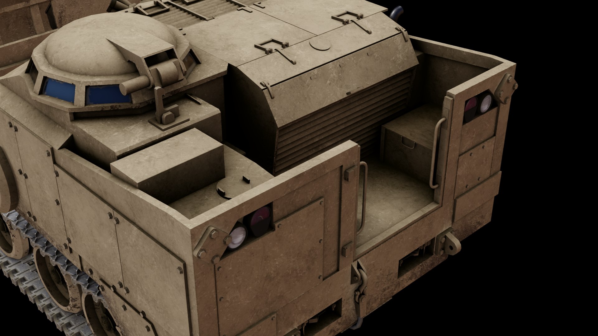 M9 Armored Combat Earth Mover 3D Model - TurboSquid 1732554