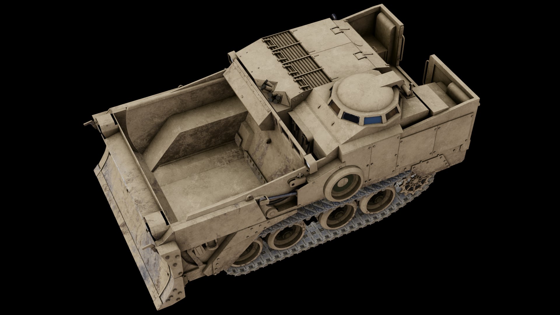 M9 Armored Combat Earth Mover 3D Model - TurboSquid 1732554