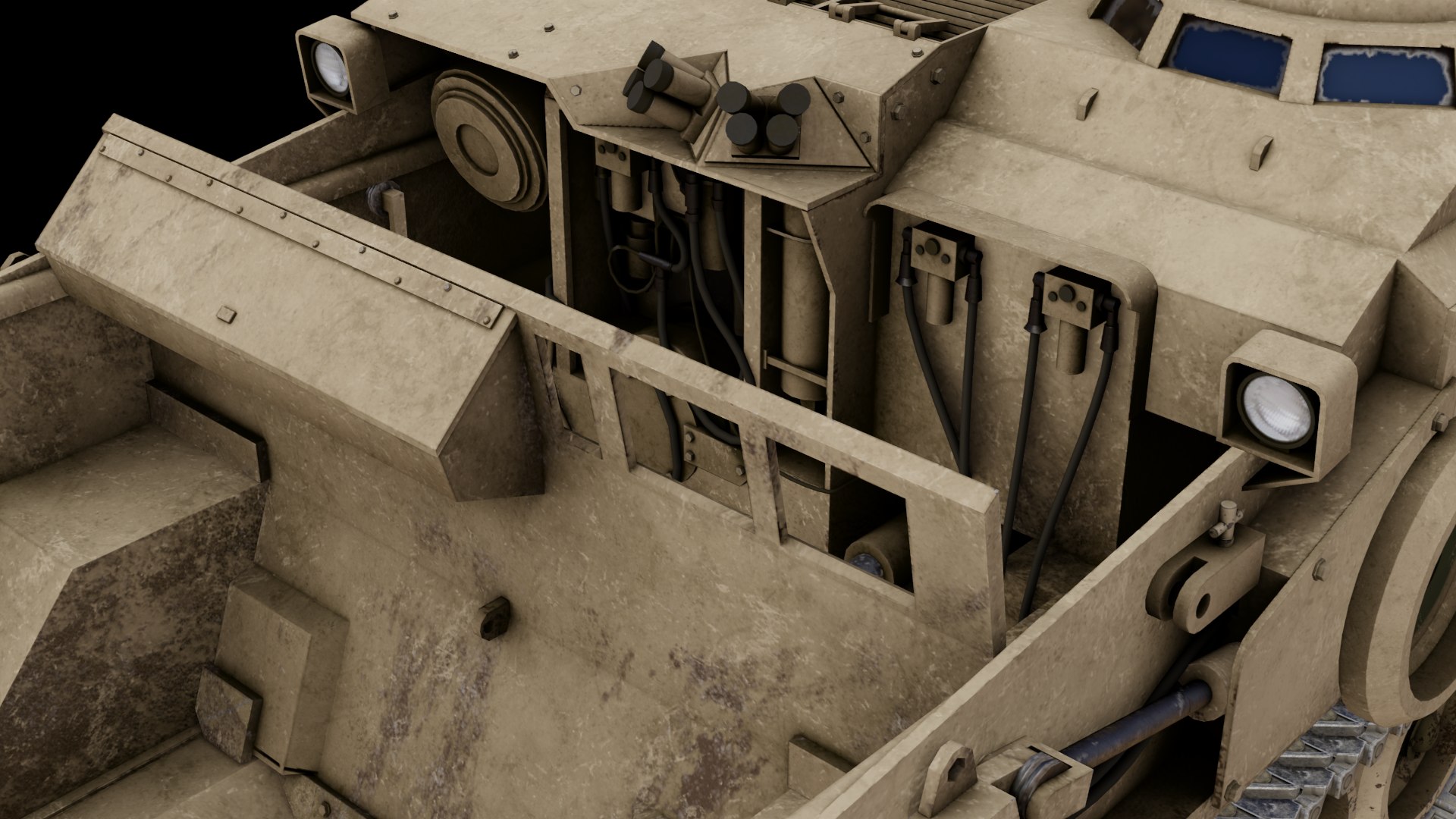 M9 Armored Combat Earth Mover 3D Model - TurboSquid 1732554