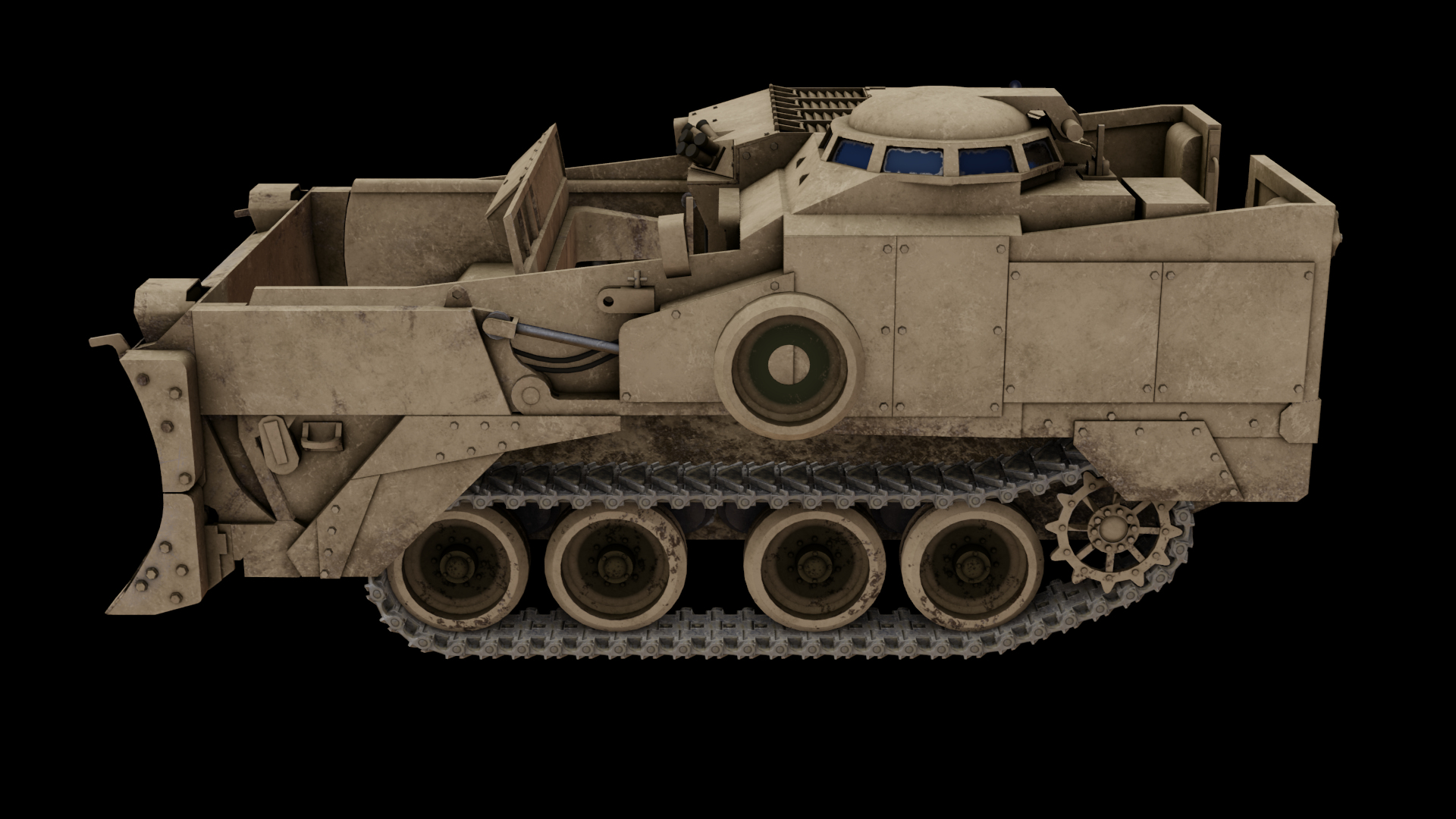 M9 Armored Combat Earth Mover 3D Model - TurboSquid 1732554