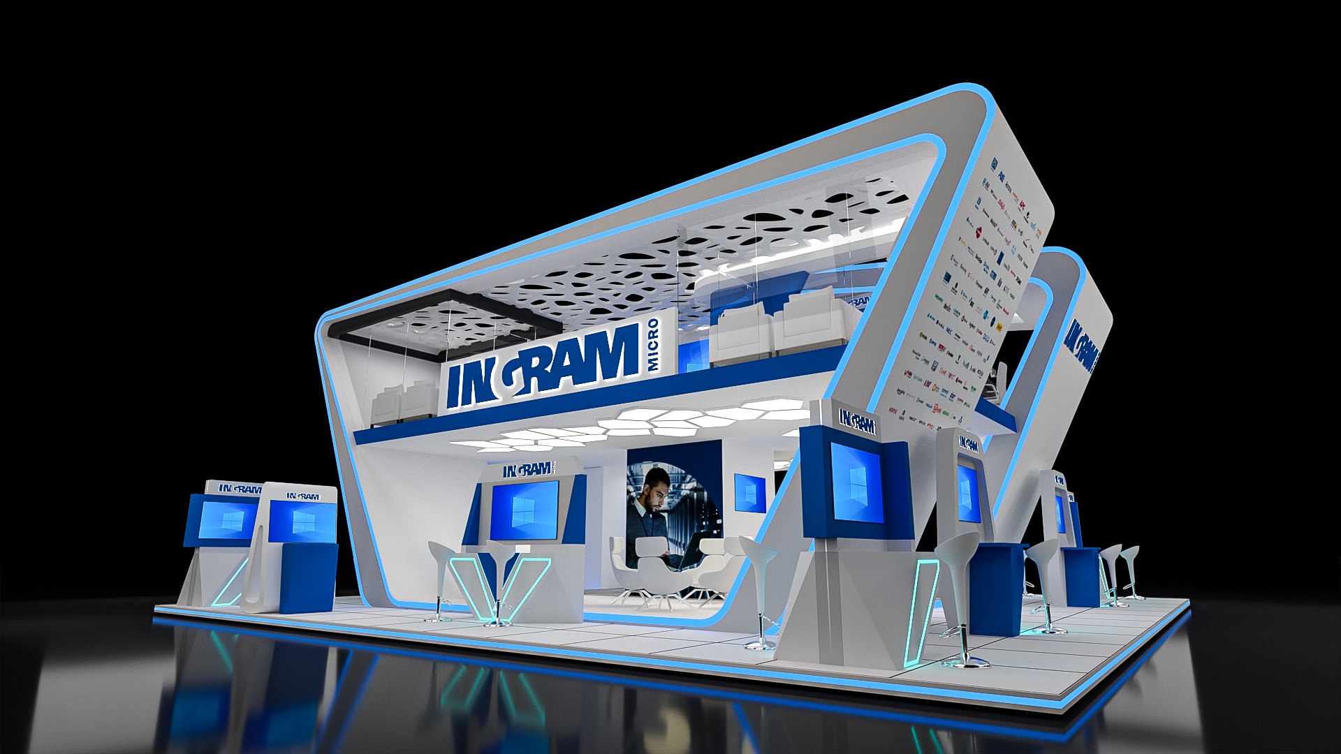 4 Side Open Stand 3D Model - TurboSquid 1994712