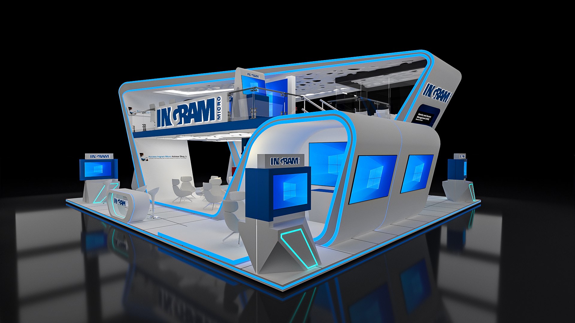 4 Side Open Stand 3D Model - TurboSquid 1994712